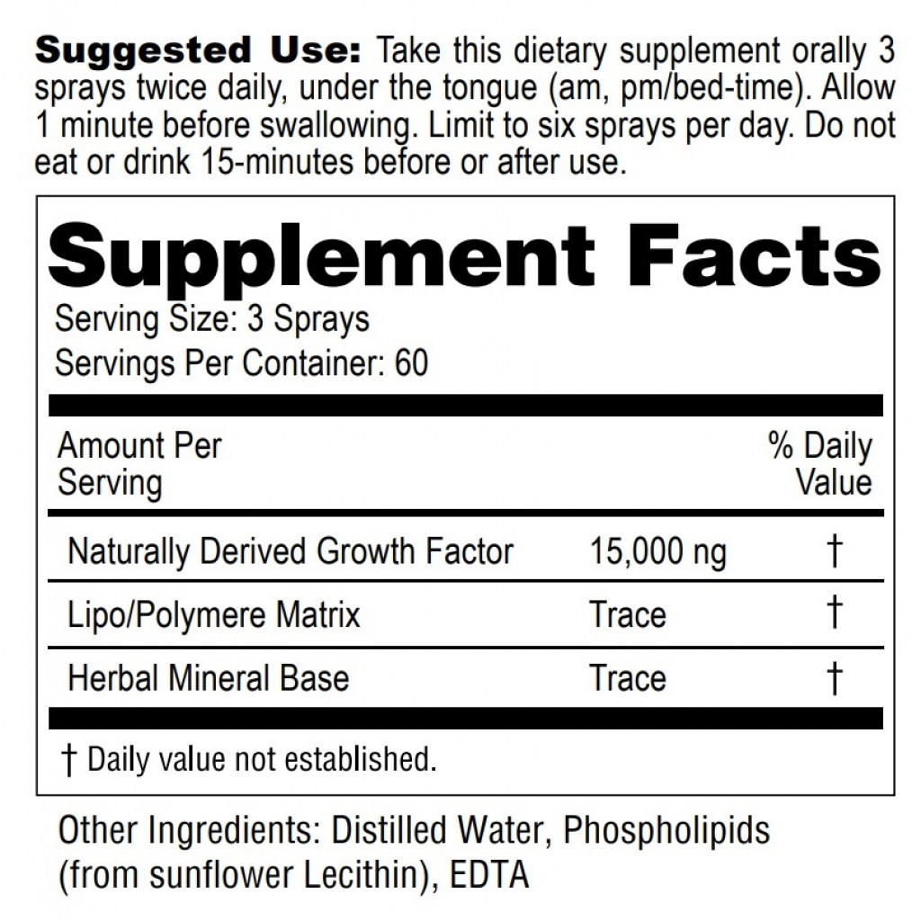 Grow Young Peptide Spray | The Delgado Protocol For Health